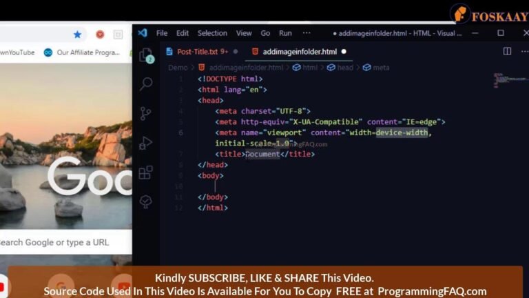 How To Add Image In HTML From A Folder [+Example Codes] - dProgramming University