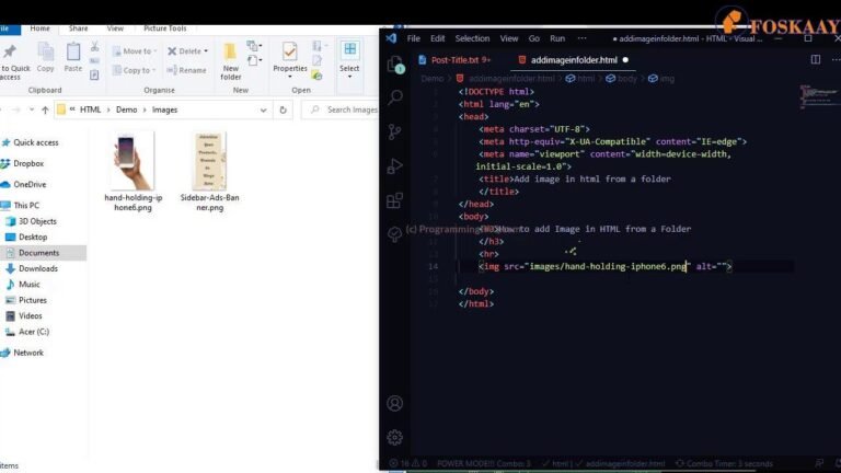 How To Add Image In HTML From A Folder [+Example Codes] - dProgramming ...